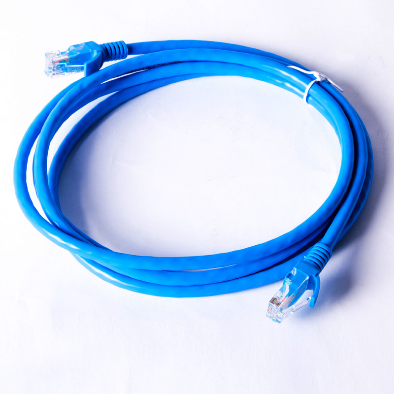 Fire Resistant 3m Cat6 Patch Cord UTP Type HDPE Insulation